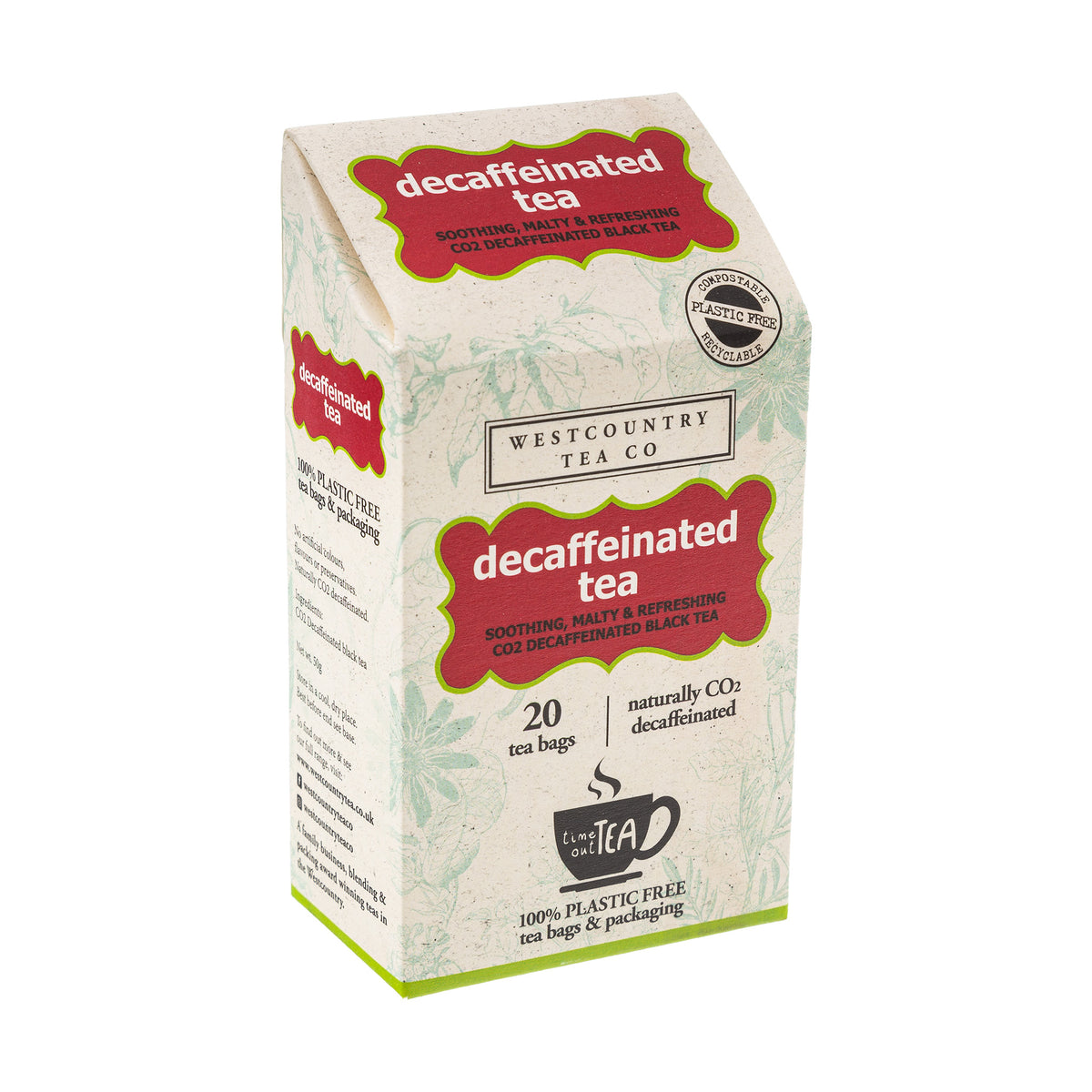 Westcountry Tea Co - Decaffeinated Tea - 20 Loose Leaf Bags 50g – Lobbs ...